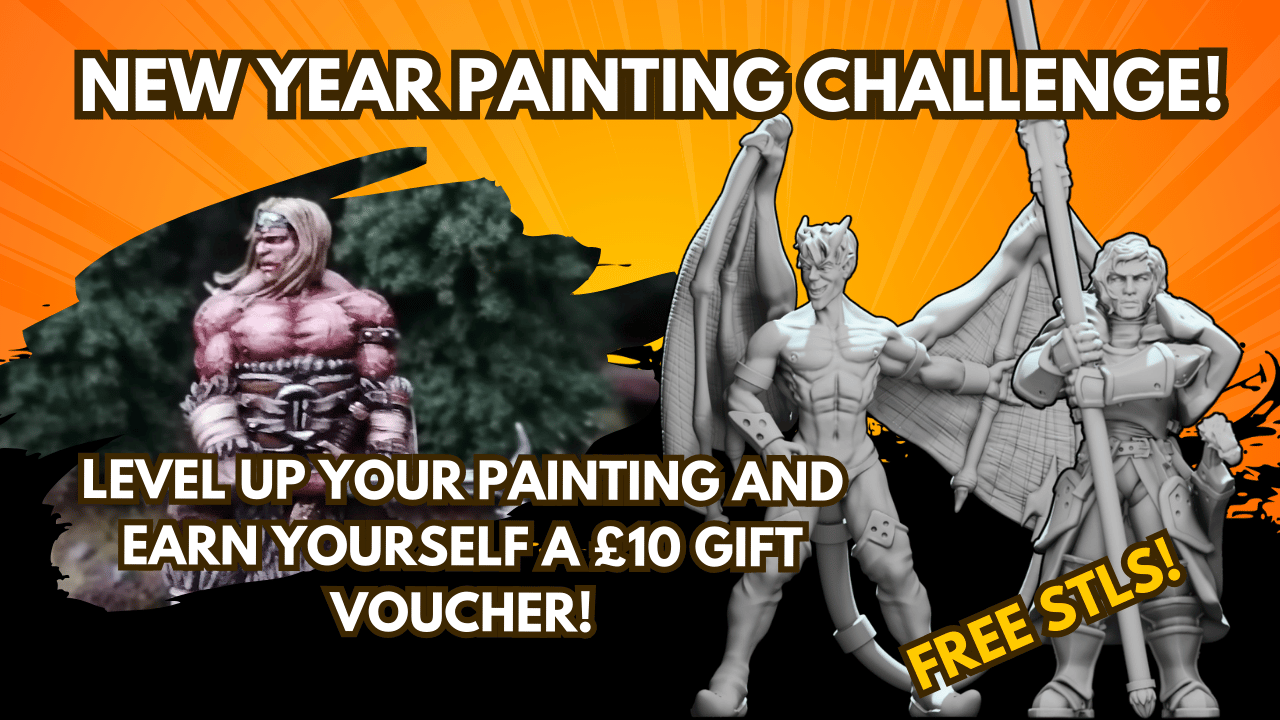 Painting Challenge with a £10 gift voucher reward for participating ...