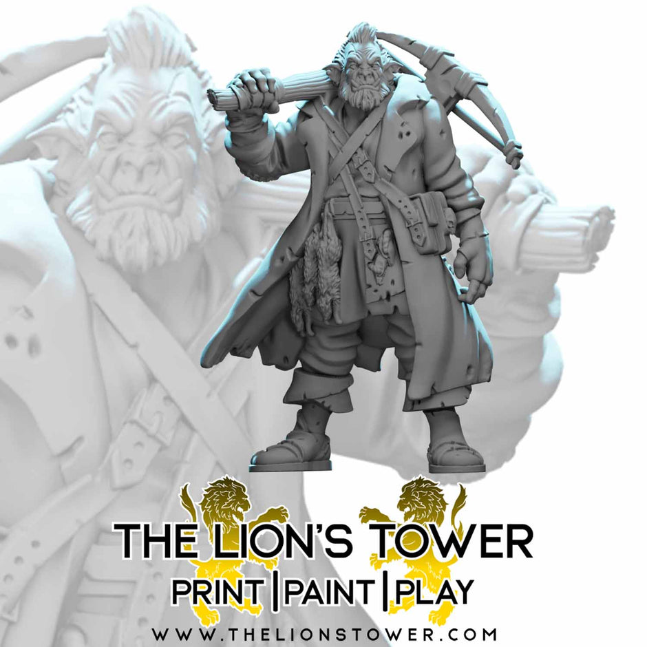 The Lion's Tower - STL and resin miniatures for table top games